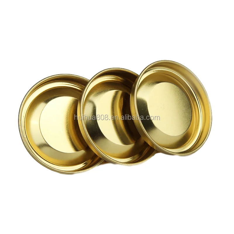 Removable Top Metal Empty Tinplate Round Large Canning Jar Lids Can ...