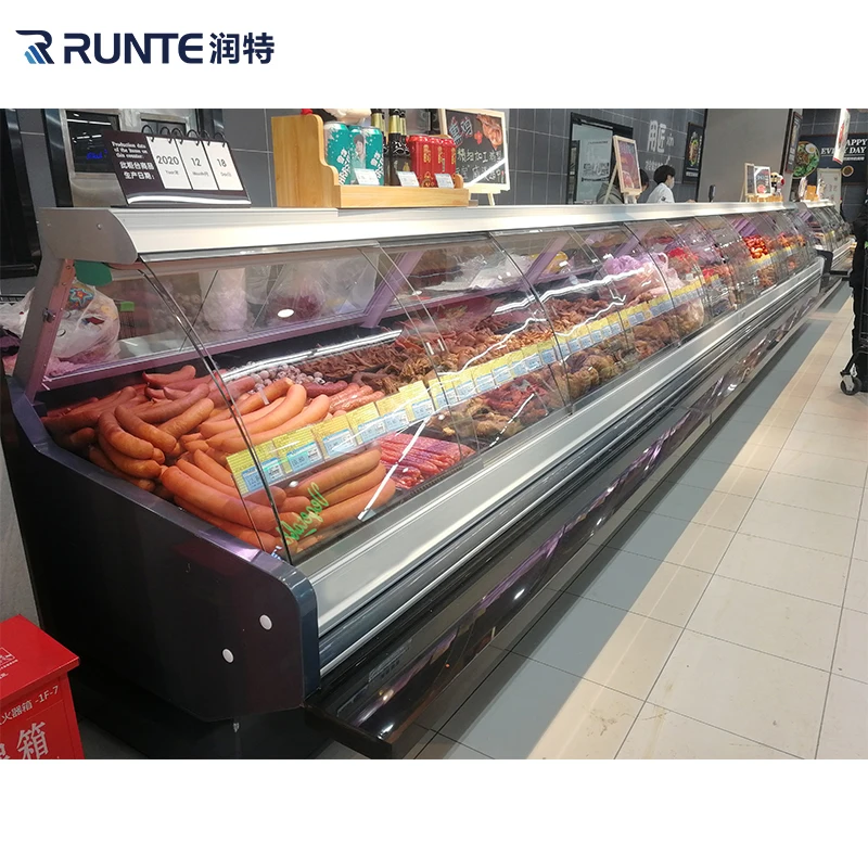 Efficient Meat Deli Display Freezer - Runte DE LI SERVICE COUNTER