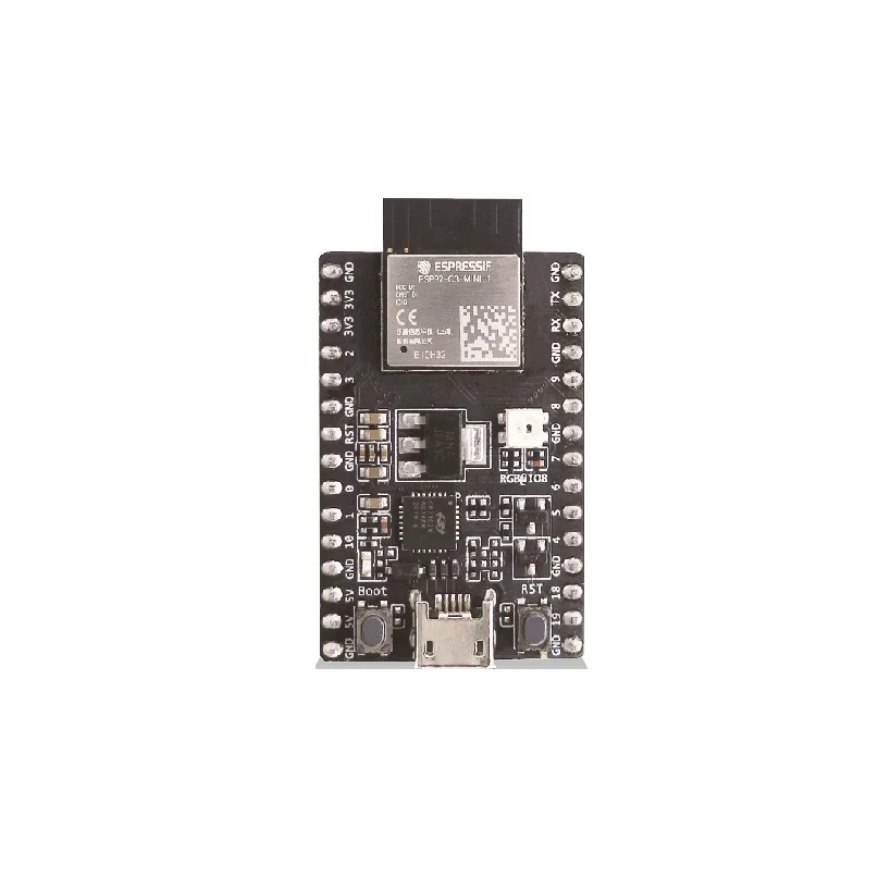 Esp32-c3 Devkitm-1 Is Equipped With Esp32-c3 Mini-1 And 01u Modules ...
