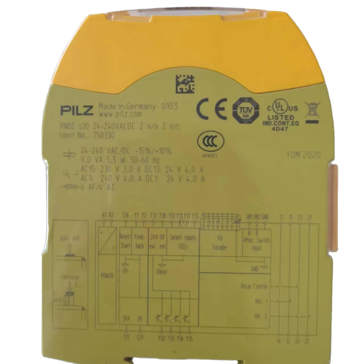 Original Brand Dual Channel Safety Relay Safety Switch 541180 - Buy ...