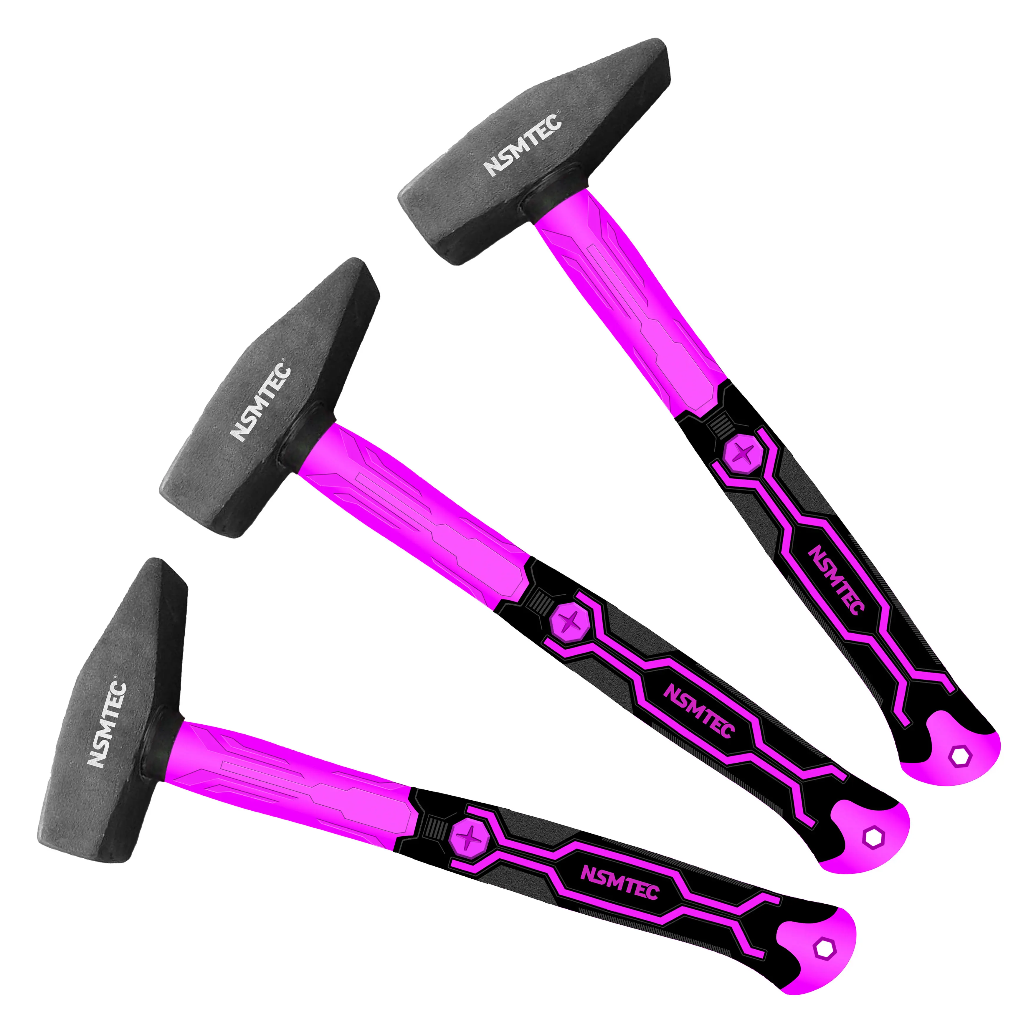 NSMTEC 2024 new design 600g pink Martillo Machinist hammer German Type ...