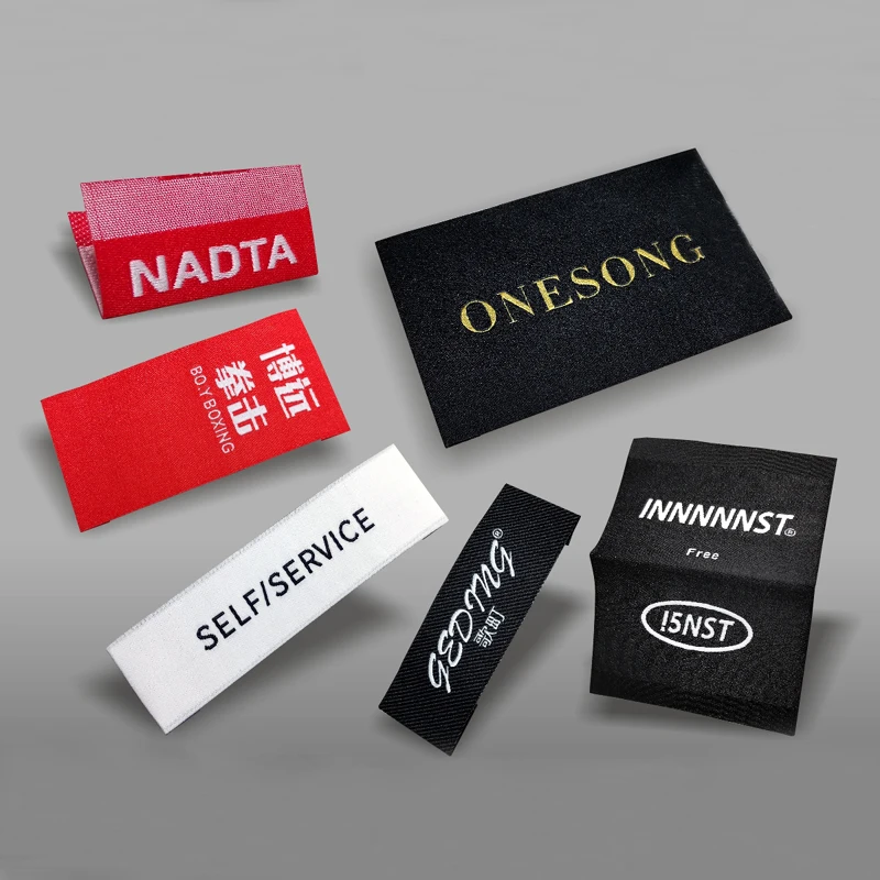 Luxury Cotton/woven Labels for Dress Custom Handmade Garment Tags