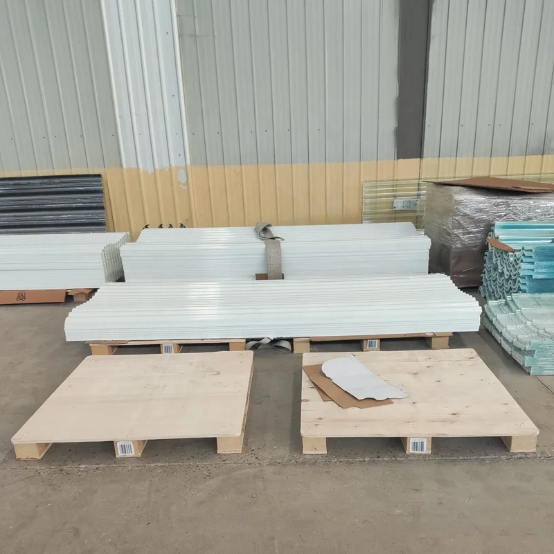 Trapezoid Frp Sunlight Sheet Transparent Frp Fiber Glass Roof Tile ...