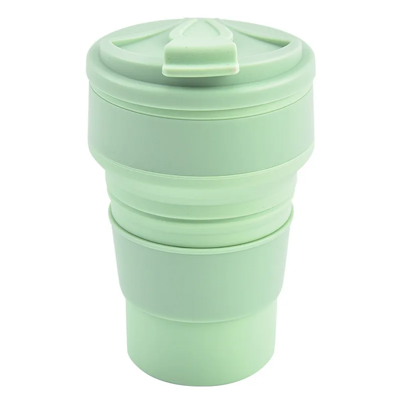 Collapsible Coffee Cup With Lid Collapsable Travel Cups Silicone ...