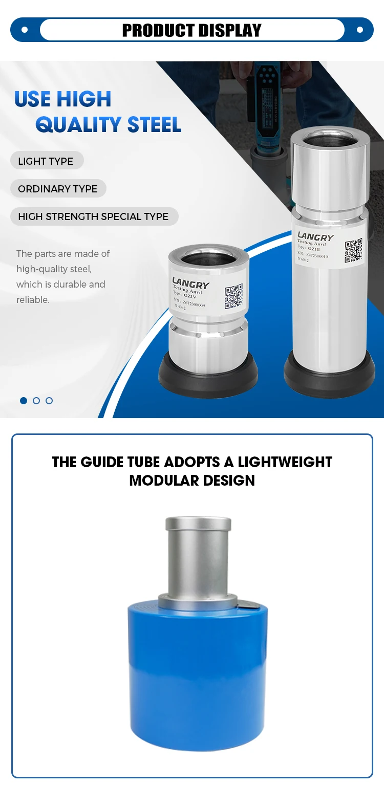 LANGRY GZ Testing Anvil - Precision for Concrete Calibration