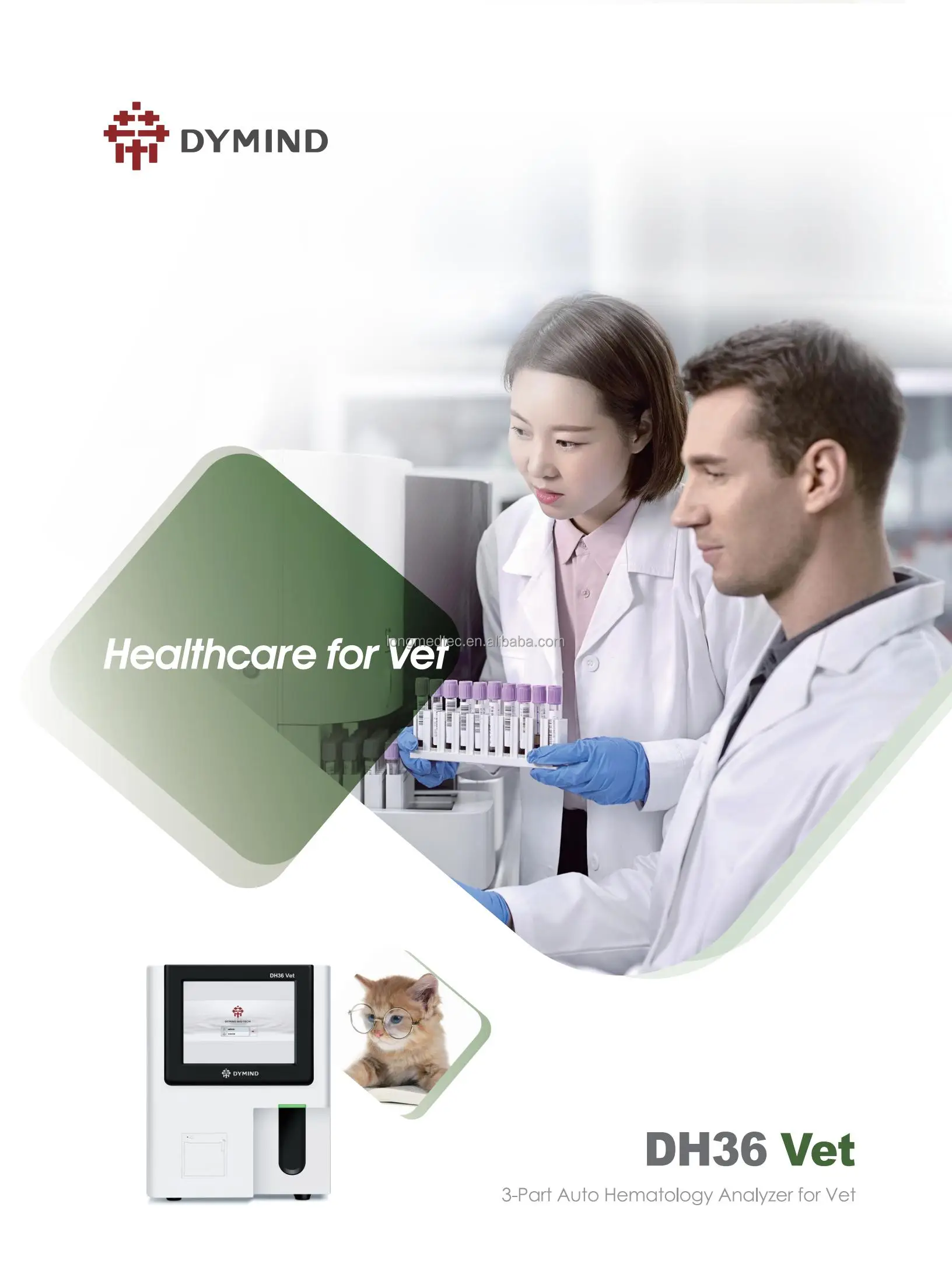 Dymind DH36 Vet - Auto Hematology Analyzer for Cats & Dogs
