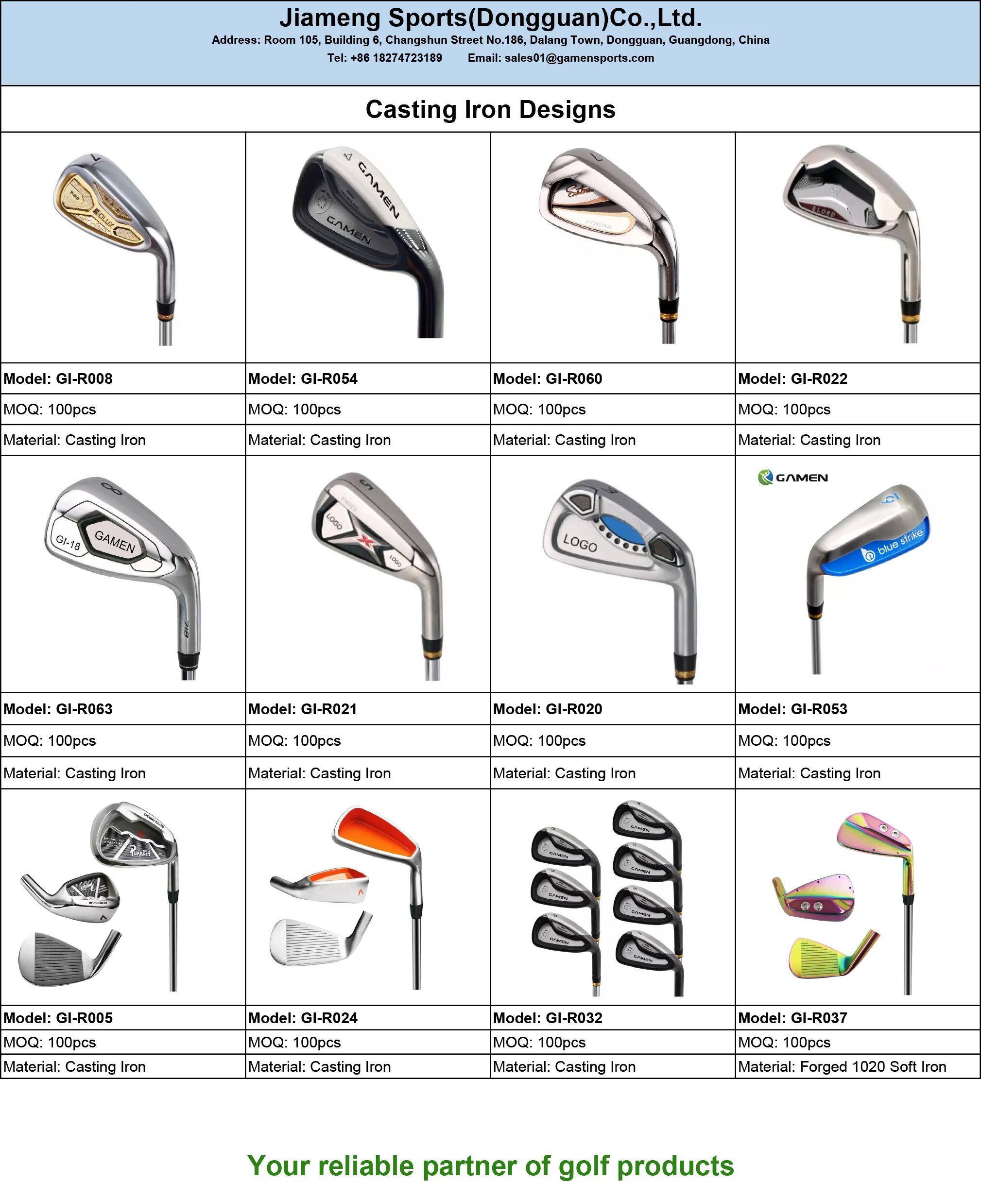 Gamen Custom Oem Blade Forged Golf Clubs Heads Set Golf Iron - Buy Mens ...