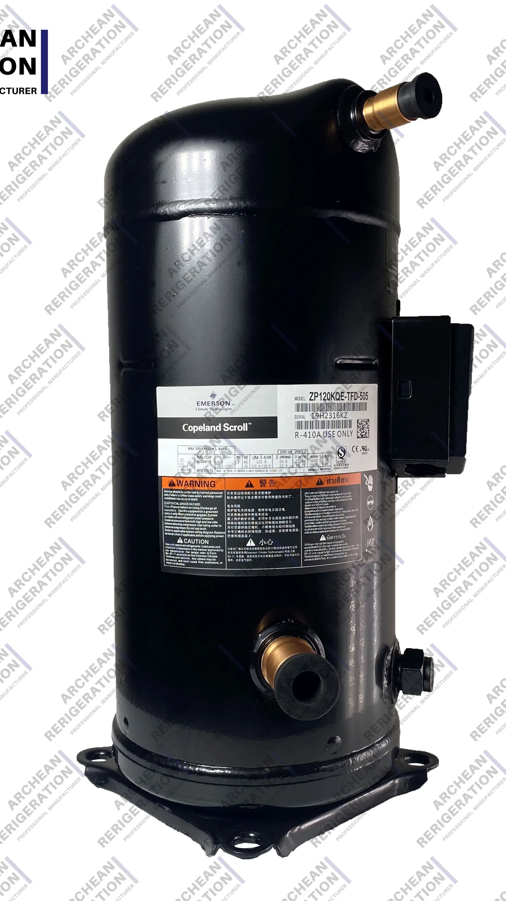 Condizionatore D'aria Centrale Usato Compressor 6hp Performer Scroll Modello Hlm068t4,Hlm072t4 ...