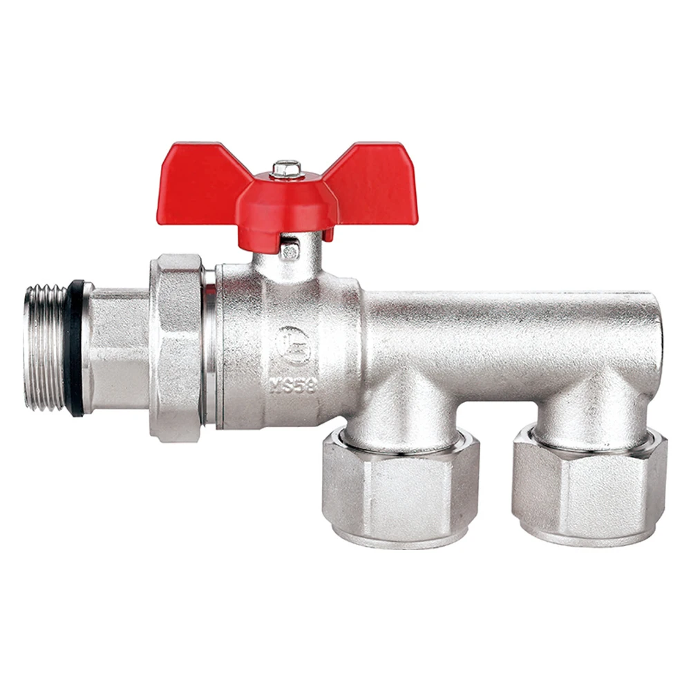 Dlr1356 Brass F Valve With External Thread For Hvac System - Buy Brass ...
