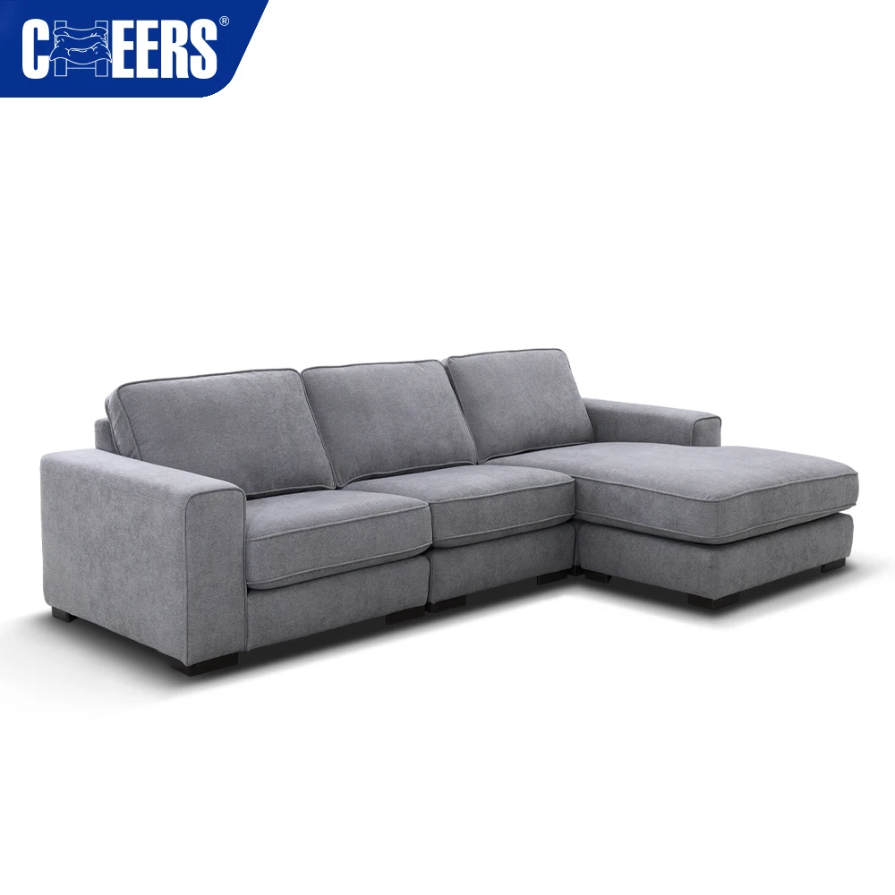 Manwah Cheers Eco-friendly L Shape Oversized Modular Couch Sofa Bed ...