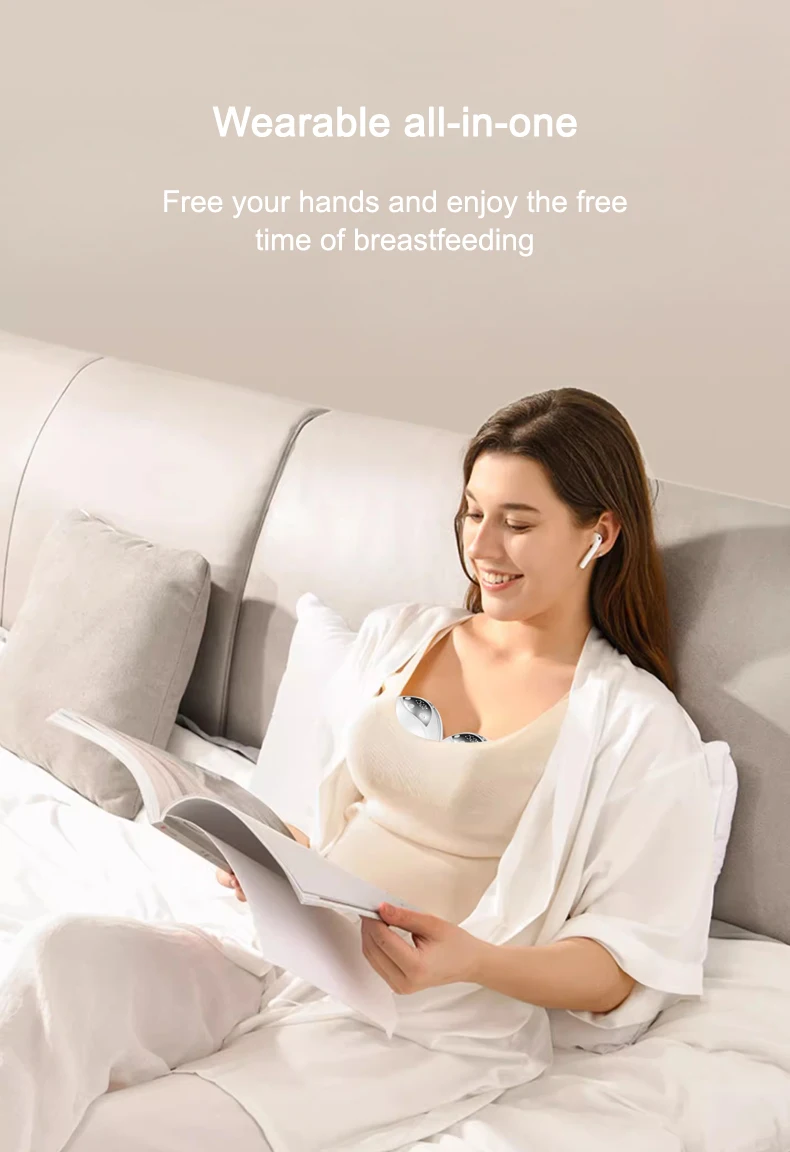 2025 Portable USB Rechargeable Electric Breast Pump with LED Display 4 ...