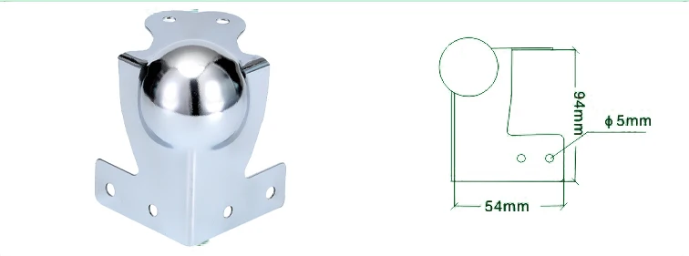 Wise Hardware Ball Corners - Durable Road Case Accessories