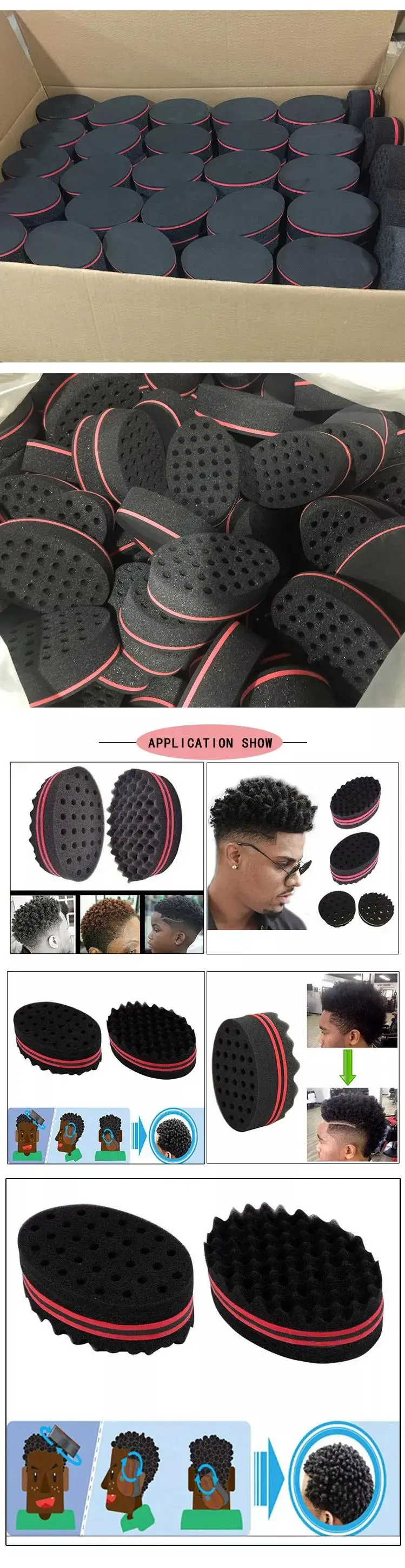 Dreads Locking Twist Afro Curl Coil Wave Hair Care Tool Big Holes ...