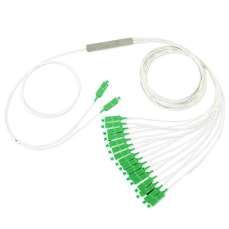 2x8 2x16 2x32 Fiber Optic Plc Splitter Steel Tube Cable 2 Way 4way 8 16 ...