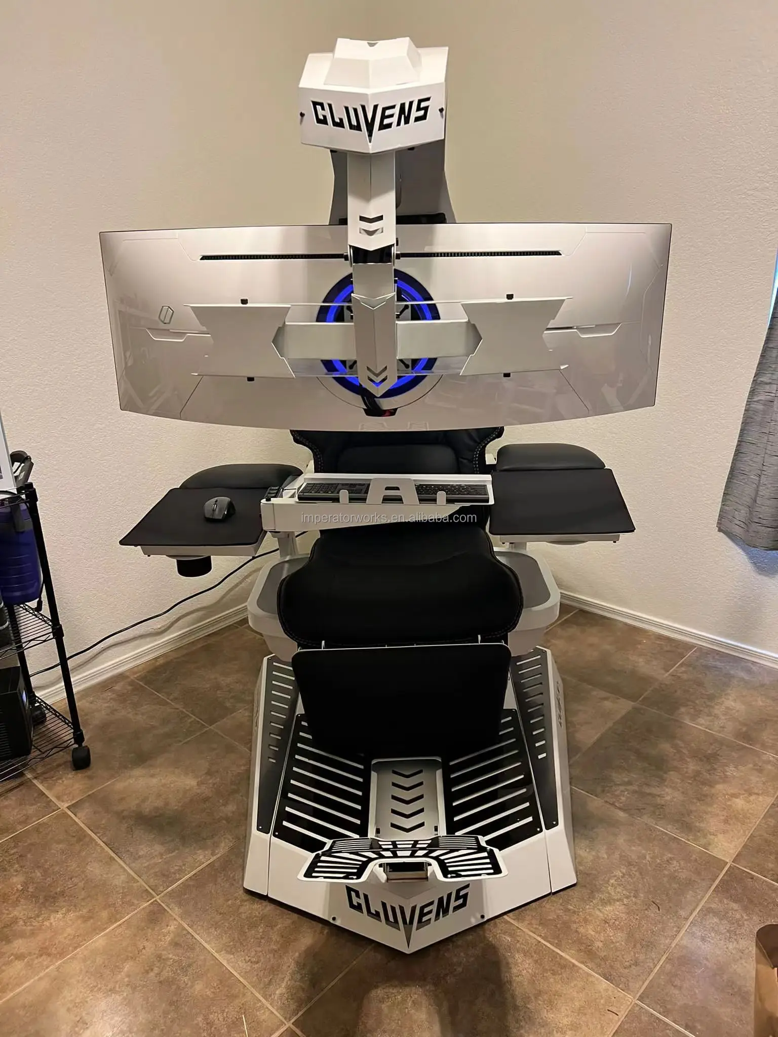 Cluvens Manticore Zero Gravity Workstation & Ergonomic Gamer Chair, OEM