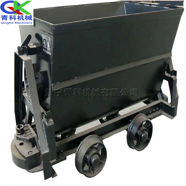 Underground Rail Mine Railway Iron Cart - Tipping Mine Wagon for Sale ...