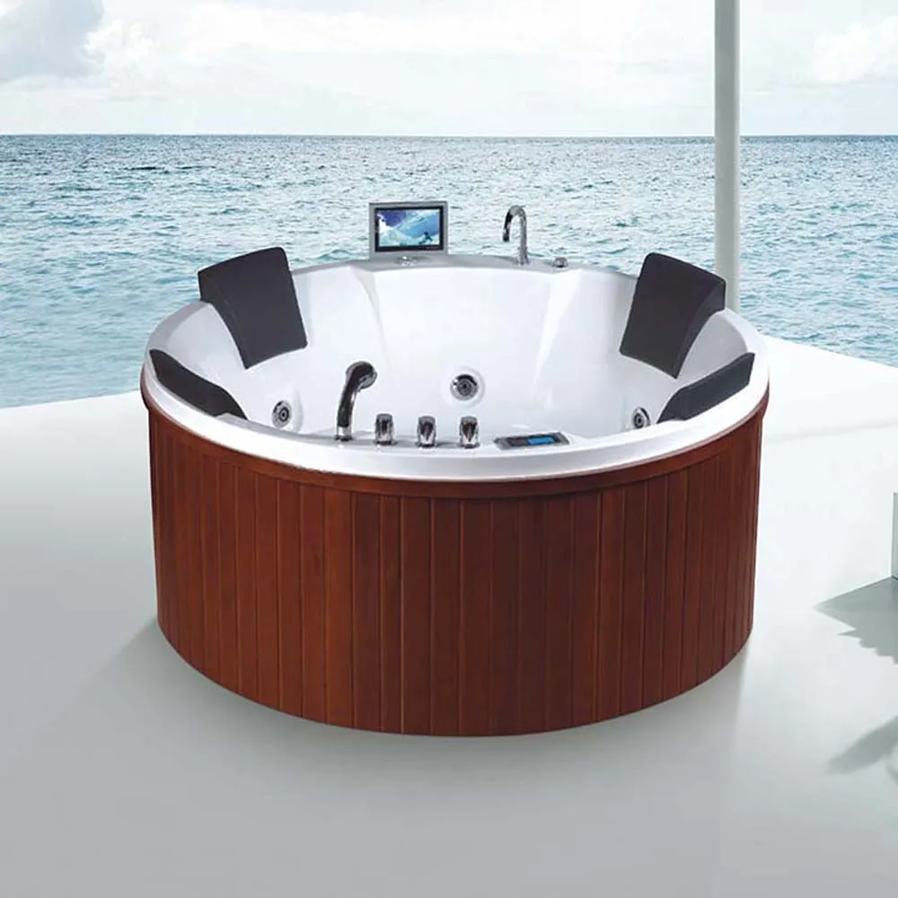 Jacuzz Outdoor Spa Foshan Round Outdoor Hot Tub - Buy Round Outdoor Hot ...