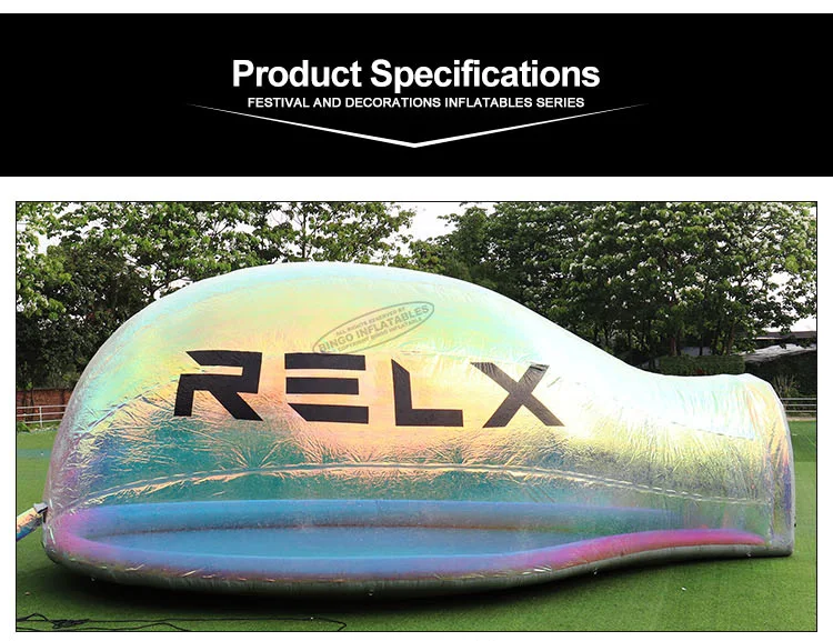 Customized 3mh Inflatable Colorful Whale Tents Balloon Modal For ...