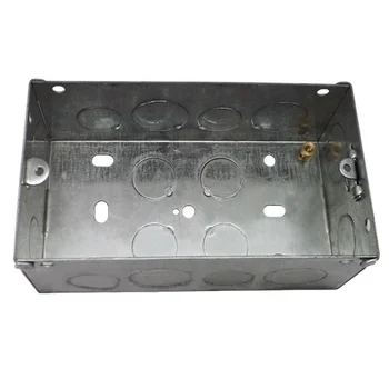 Bs4662 British Standard 3x6 Rectangular Metal Junction Box For Switch ...