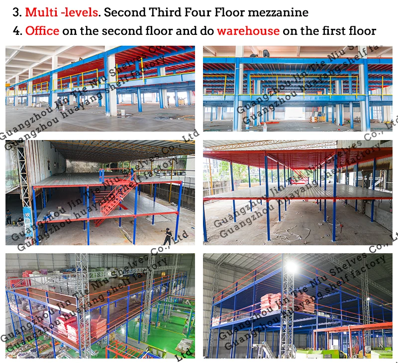 Heavy Duty Mezzanine Rack Attic Shelf With High Load Capacity For Large ...