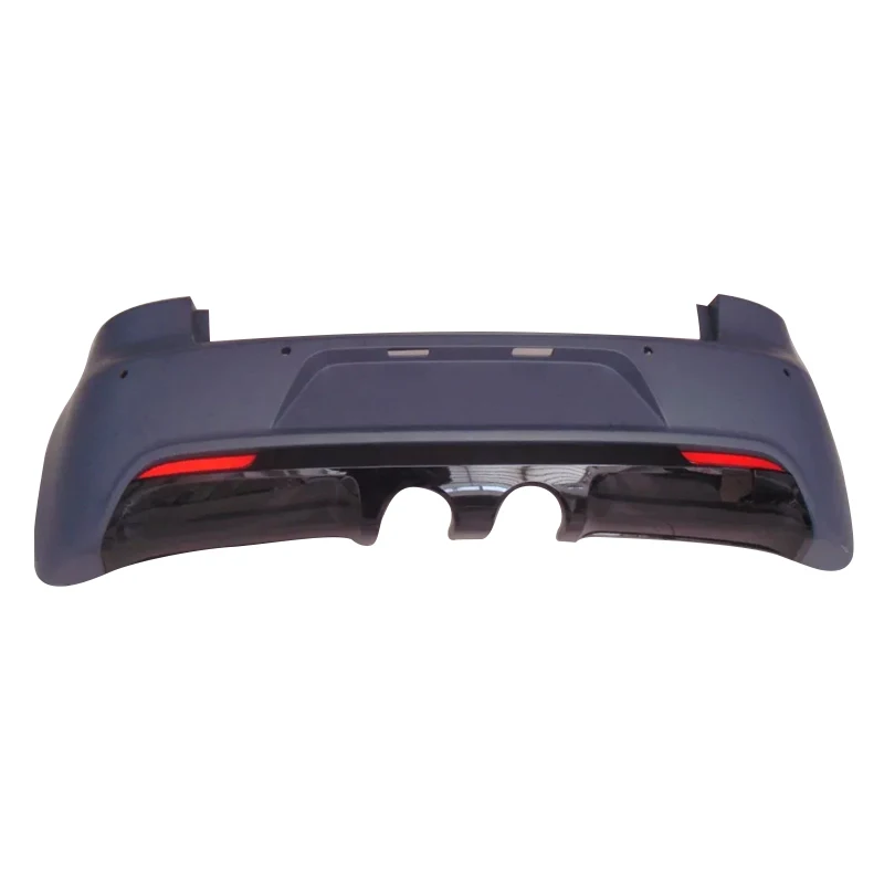 K-SEEK VW MK6 R20 Rear Diffuser - Glossy Black for Golf 6