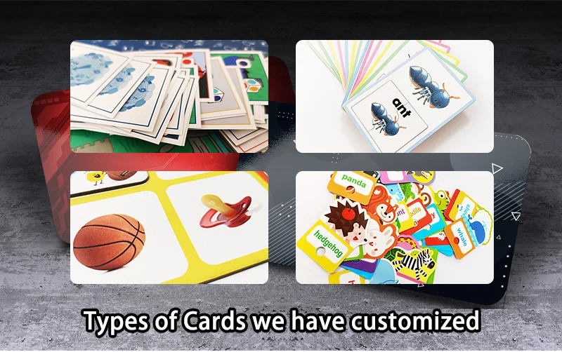 Factory Custom Children Cognitive Card Full Color Flash Puzzle Card For ...