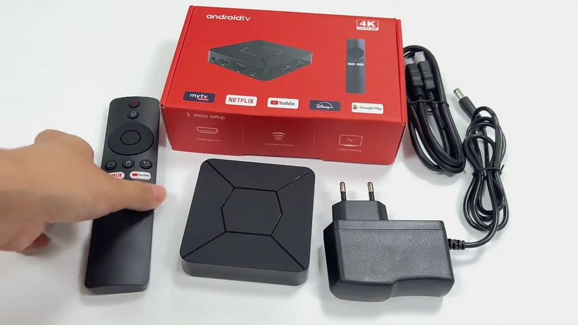 Tvbox Iptv De Doble Banda,Decodificador Con Android 12,100mbps,Wifi ...