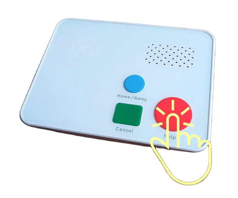4G Geriatric Medical Alarm System - Fall Detection & Alerts