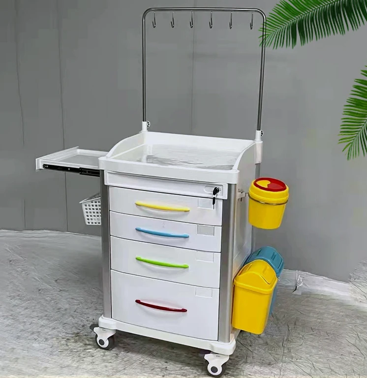 Multi-function Crash Cart Emergency Treatment Medical Crash Cart ...