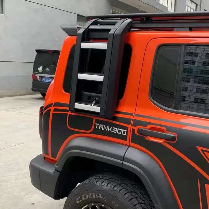 Aluminum Pickup Truck Tailgate Ladder Side Ladder for Suv Car Roof ...