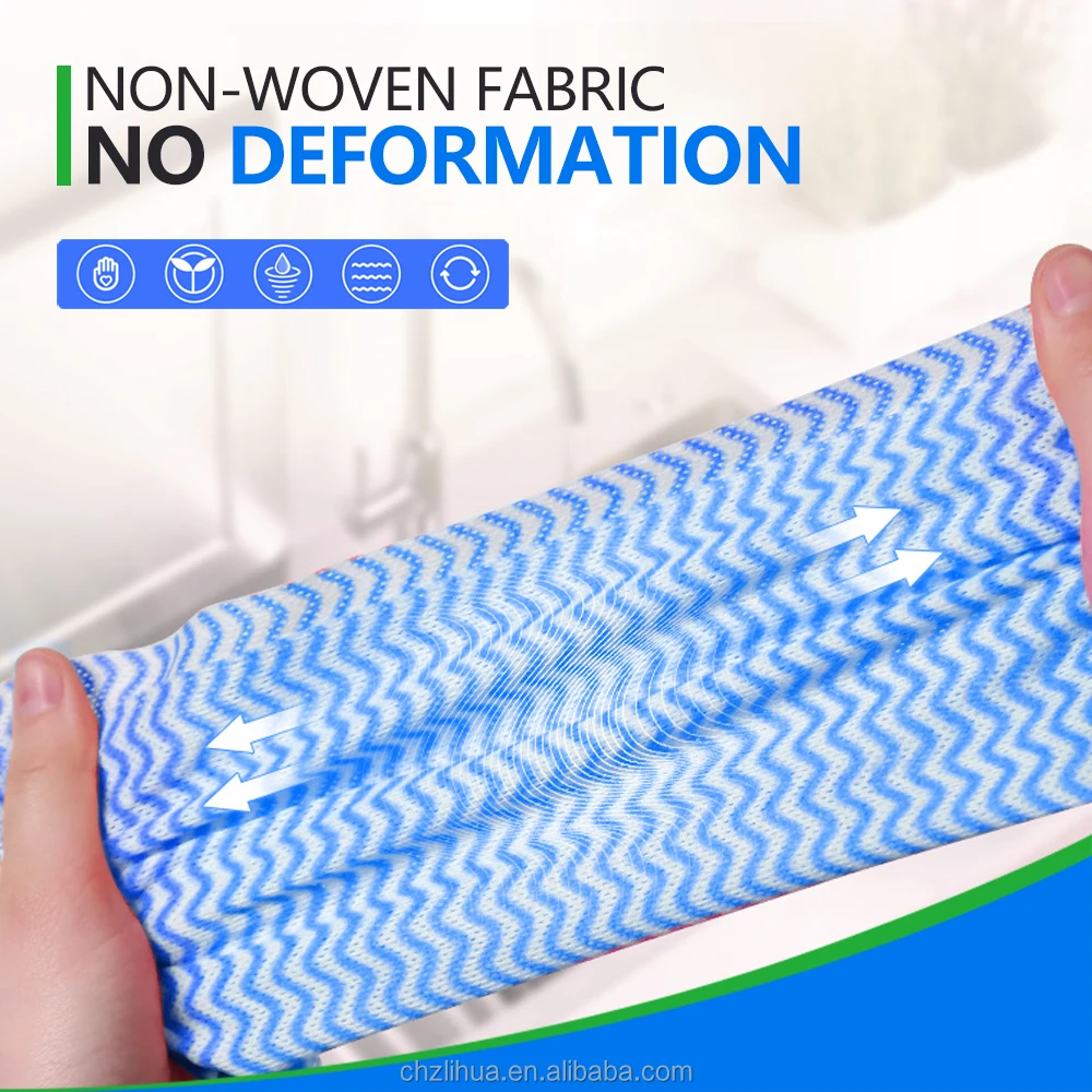 Non-woven Fabric Kitchen Disposable Cleaning Cloth - Buy Cleaning Cloth ...
