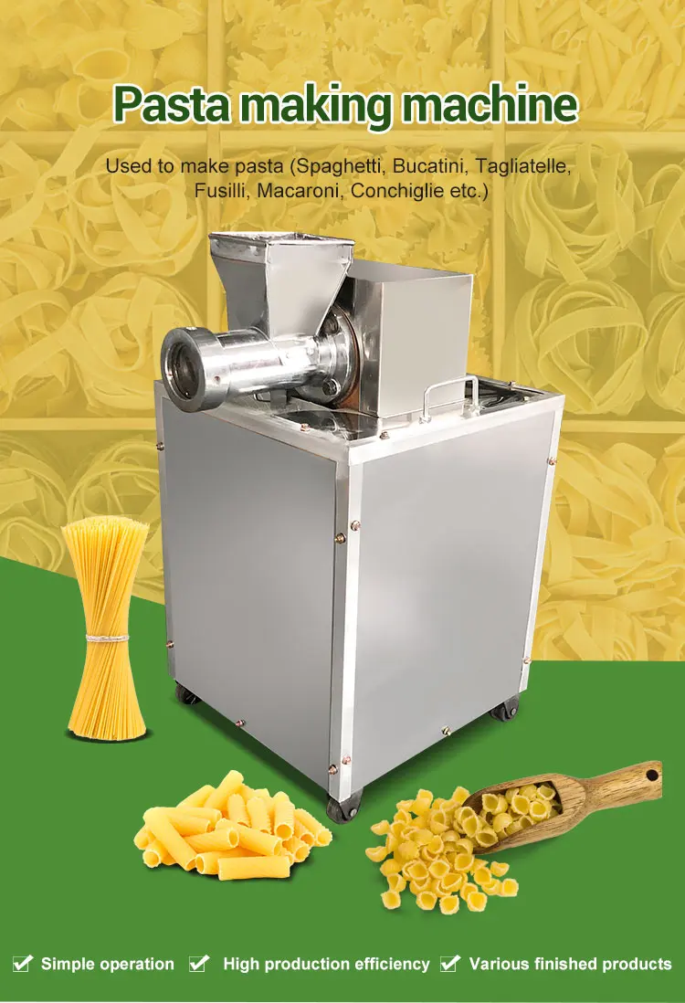 Industrial Spaghetti Manufacture Process Production Line Macaroni Pasta ...