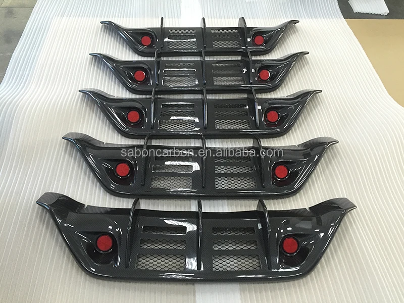 GTR R35 Rear Diffuser WAL-D Style Carbon Fiber Diffuser for Nissan GTR ...