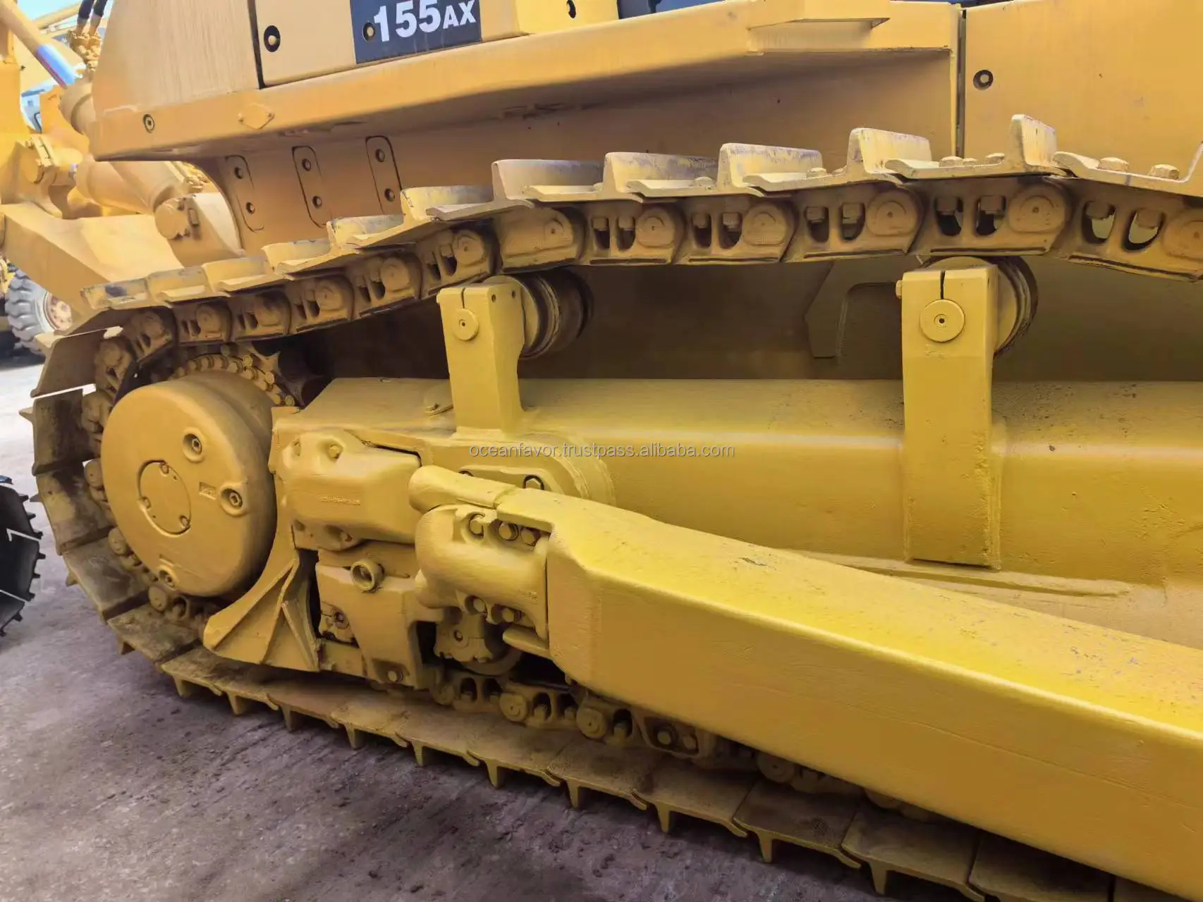 Original Painting Komatsu D155 Tracked Dozer Japan Komatsu D155a-5 ...