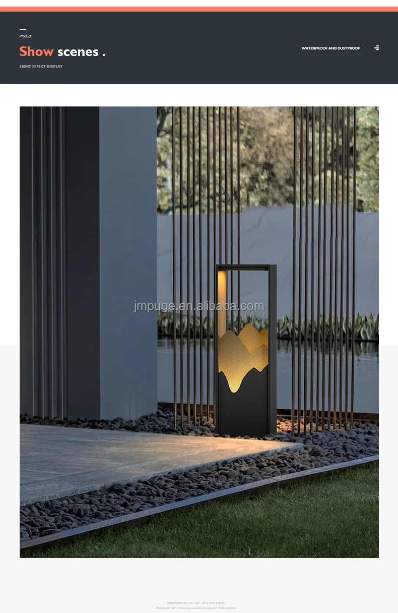 Outdoor IP65 Waterproof Led Bollard for Hotel Aluminium Modern Style COB Led Garden Light 10W ...