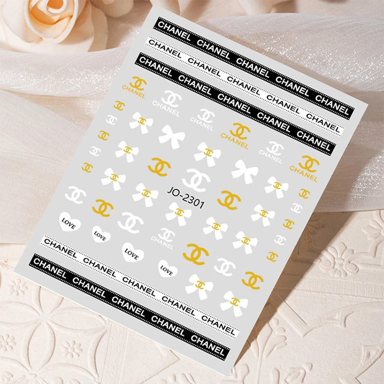 3d Free Sample Personalized Decorative Art Nail Enhancement Logo ...