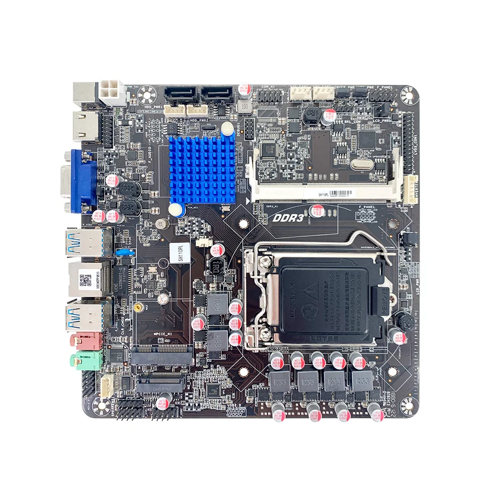Mini Itx X86 Motherboard HM55 HM65 HM86 for Intel Core I3 I5 I7