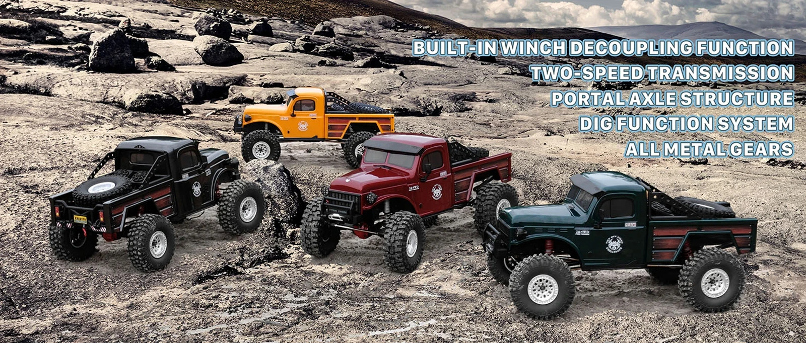 RGT EX86170 Challenger 1/10 RC Simulation Truck off Road