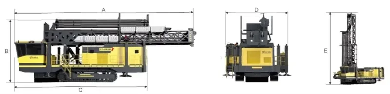 Cy-R200V High Capacity Drill 320000 Kg Deep Depth Boring Equipment ...