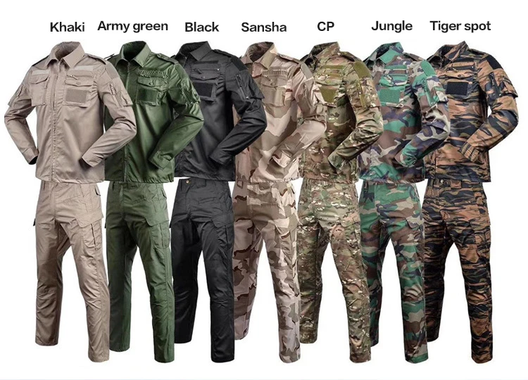 Custom Men Combat Frog Tactical Clothes Green Camouflage Jacket+pant ...