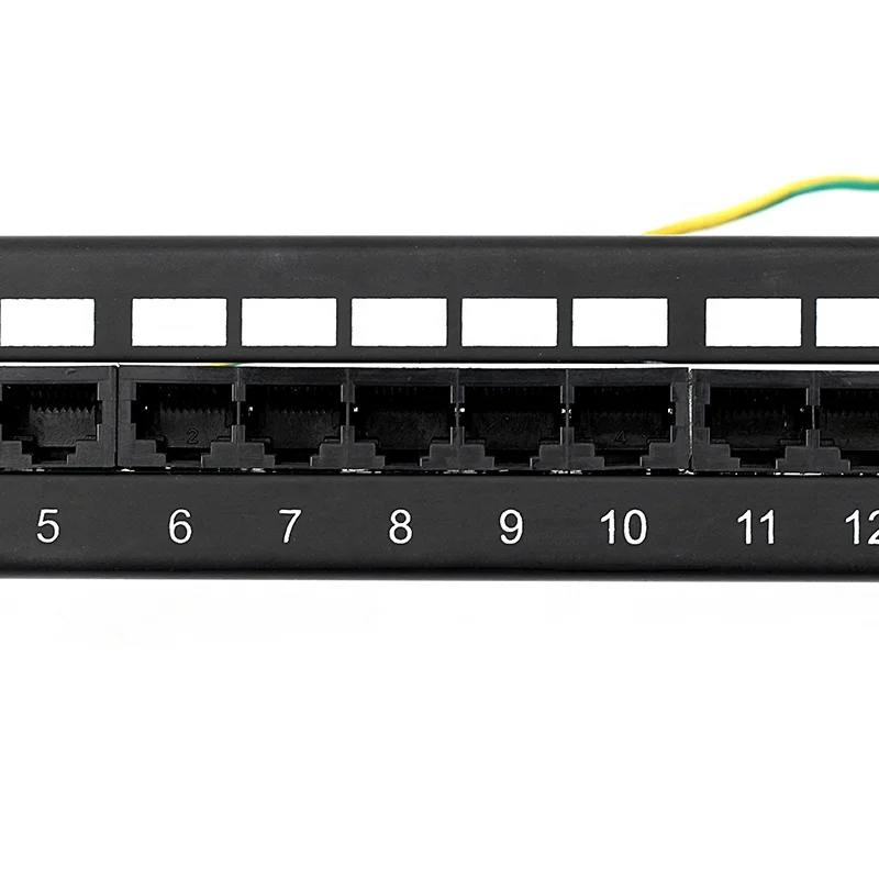25port Telephone Utp Patch Panel Rj45 Patch Panel With Keystone Jack ...