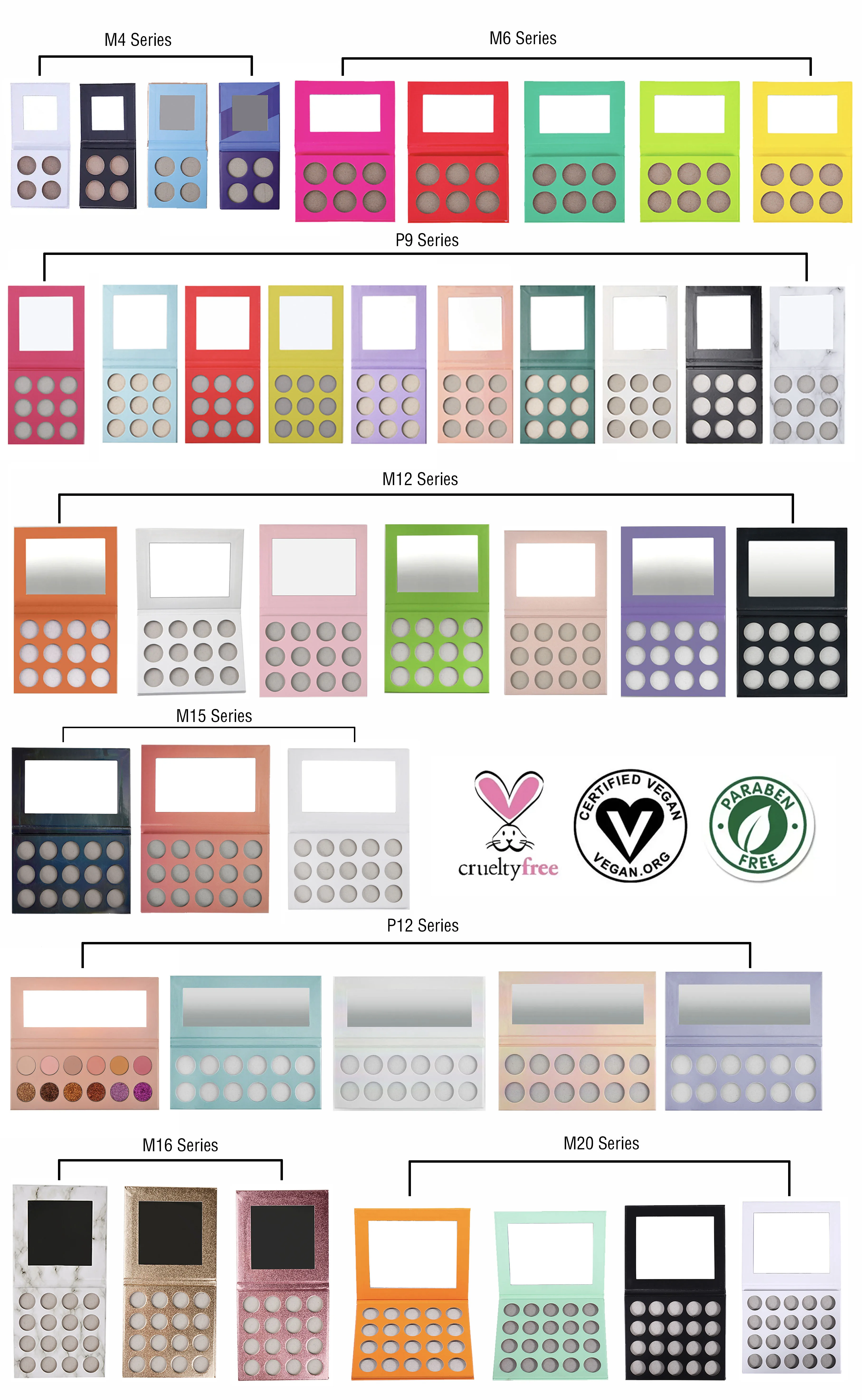 Wholesale Custom Makeup - Magnetic High Pigment Palette