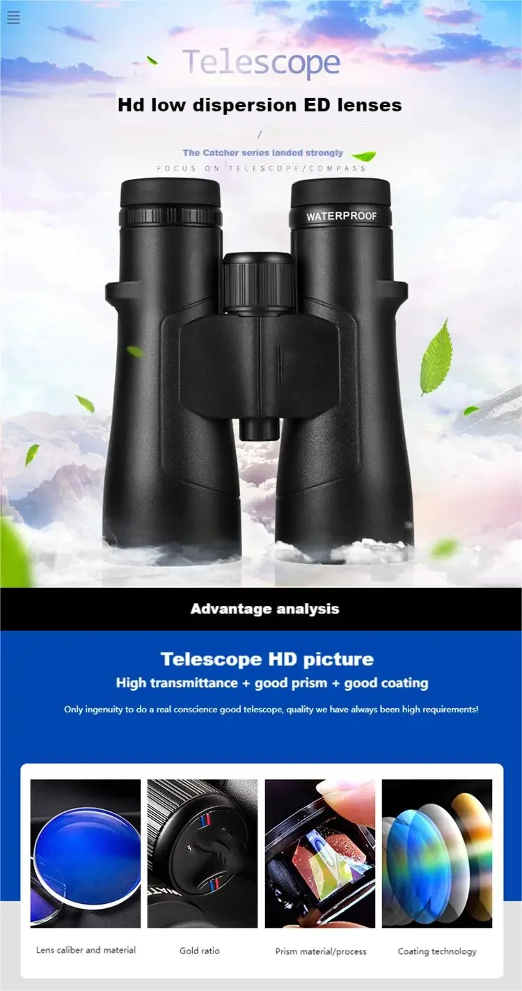 Ed Telescope High Power Binocular Night Vision Nitrogen-filled ...