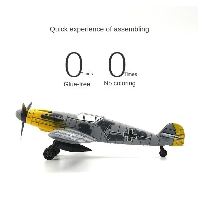 4d World War Ii Aircraft Bf-109 Fighter Assembly Model 4d Stereo ...