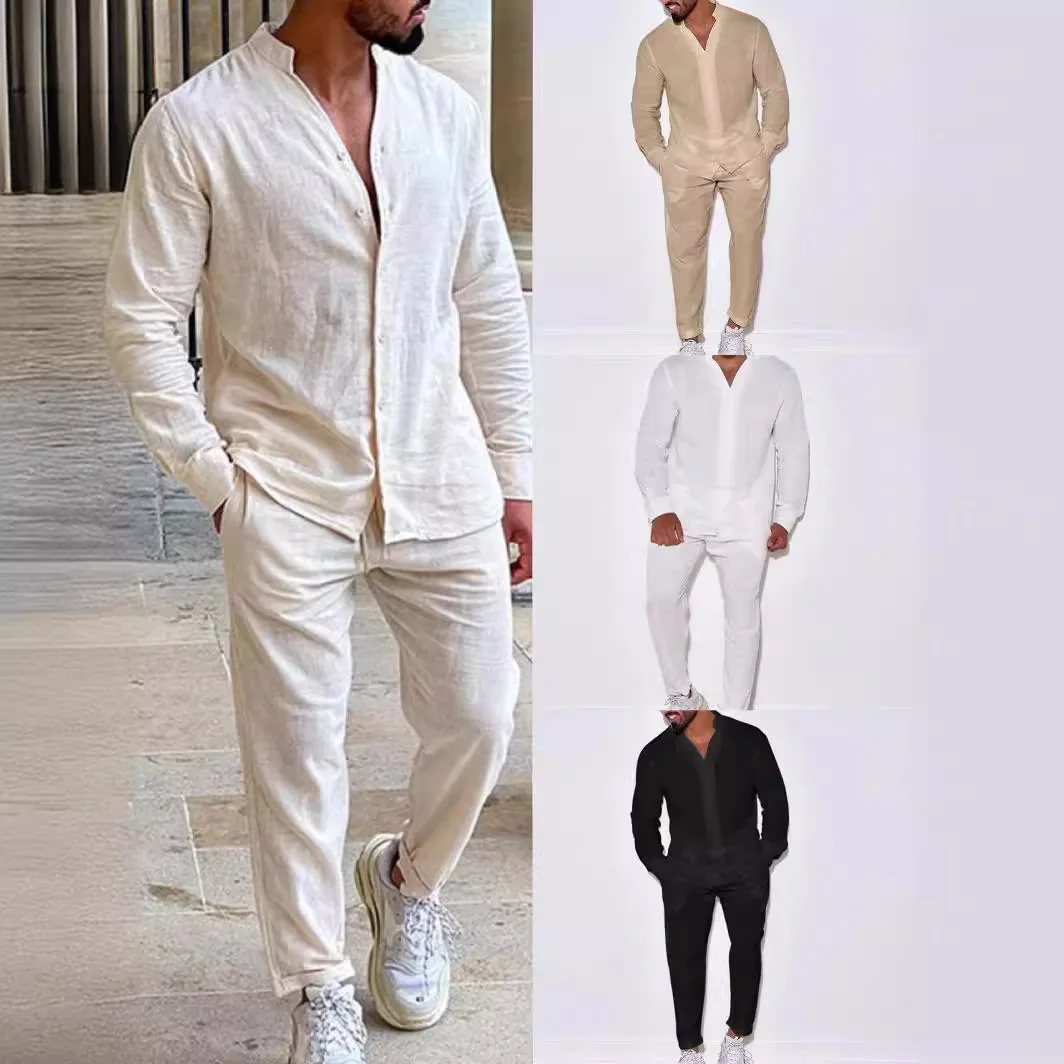 Mens Linen Sets - Stylish & Comfortable Two Piece Suits
