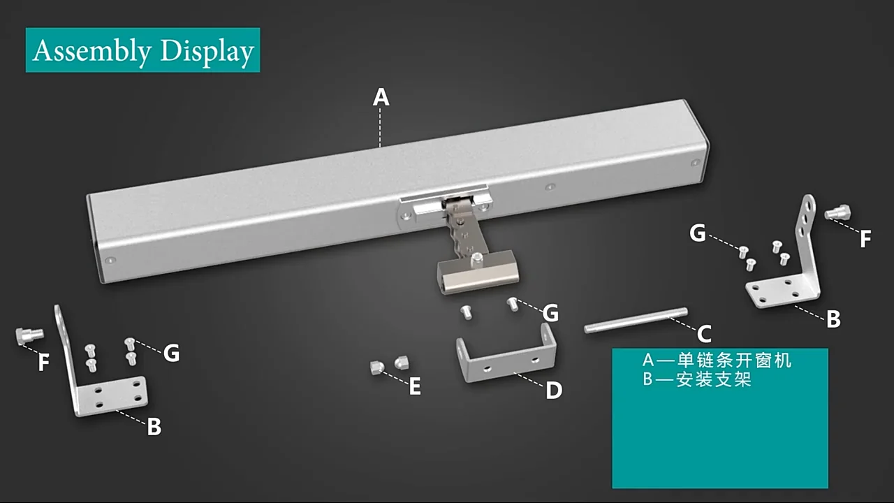 Tuya Smart Window Opener Optional Remote Control Skylight Operator Con ...