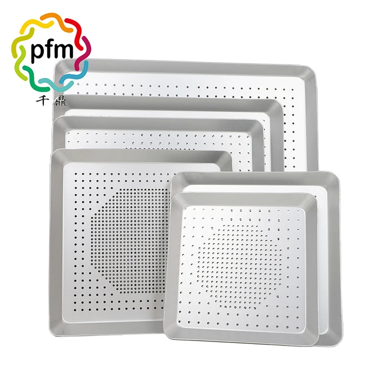 Perforated Pizza Pans With Holes Aluminum Alloy 3003 Round Food Network ...