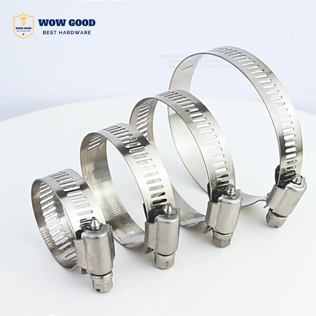 304 Stainless Steel Adjustable Radiator Hose Pipe Clamp For Water Pipe ...
