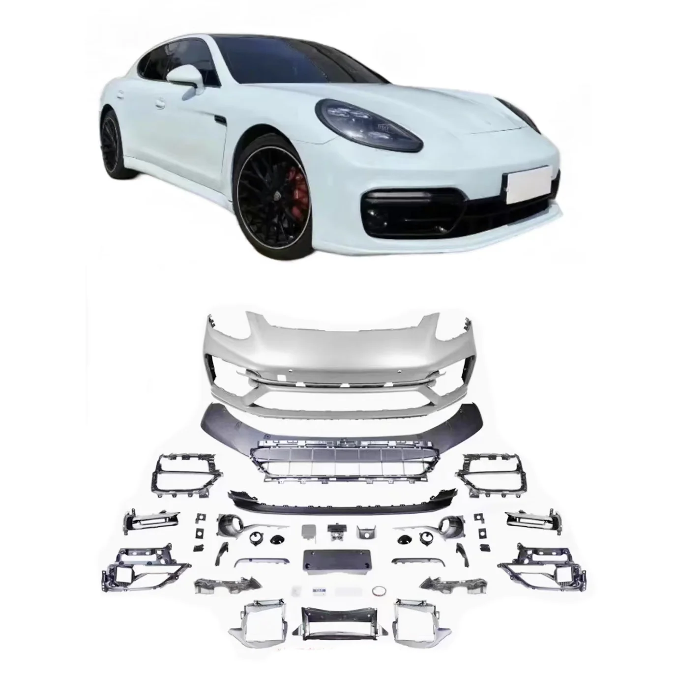 New Front Car Tbs Bumper Body Kit For 2014-2016 970 To 2021 971.2 Turbo ...