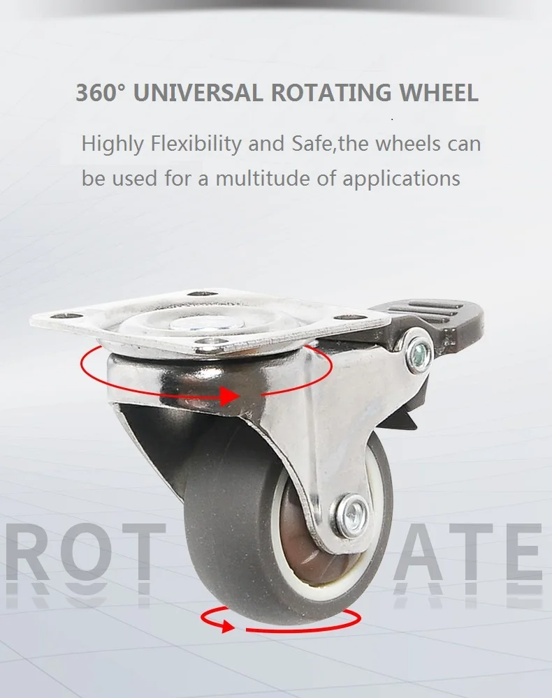 1 Inch Swivel Tpr Rubber Small Wheel - Buy 1 Inch Caster,Small Wheels ...